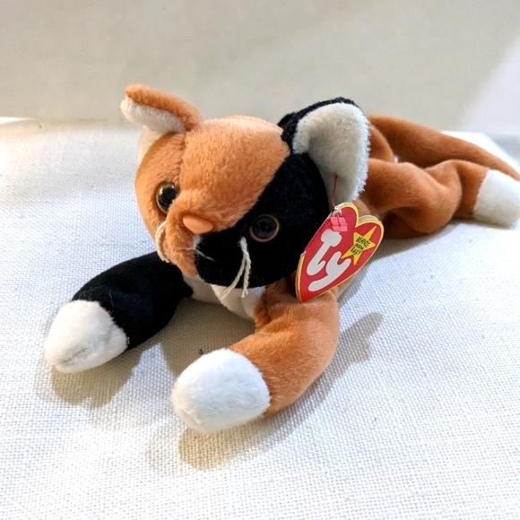 Ty | Toys | Ty Beanie Baby Chip Cat | Poshmark
